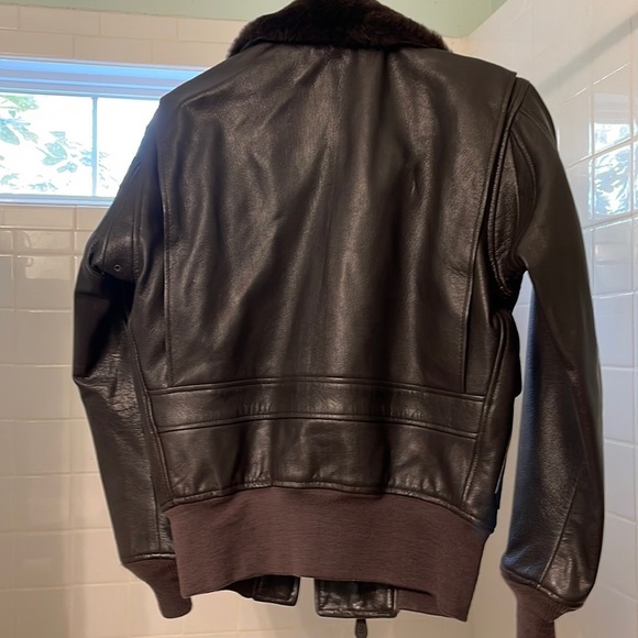 US Wings | Jackets & Coats | Authentic Usa Made Navy Flightbomber Jacket Six 34 Regular | Poshmark